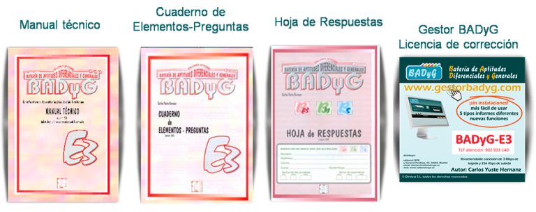 BADyG | Batería de Aptitudes Diferenciales y Generales
